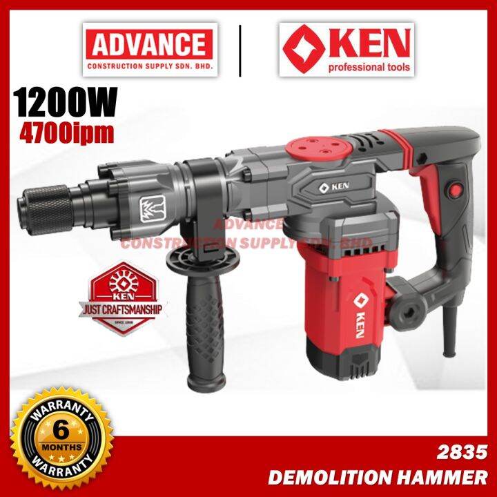 KEN 2835 Demolition Hammer 1200W | Lazada