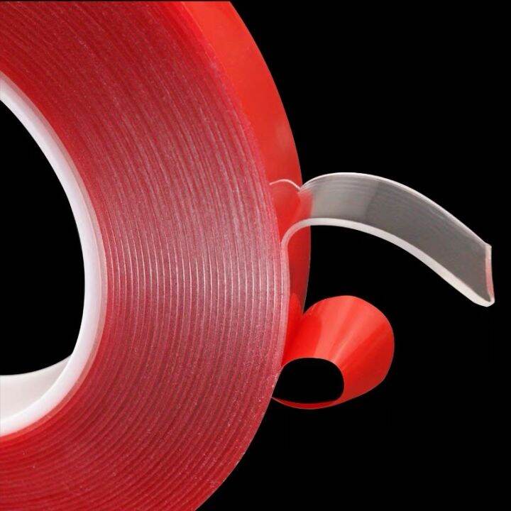 กาวสองหน้ายาว 3M แบบใส แรงยึดติดสูง เหนียวหนึบติดแน่นติดทน สองด้านรถสติ ...