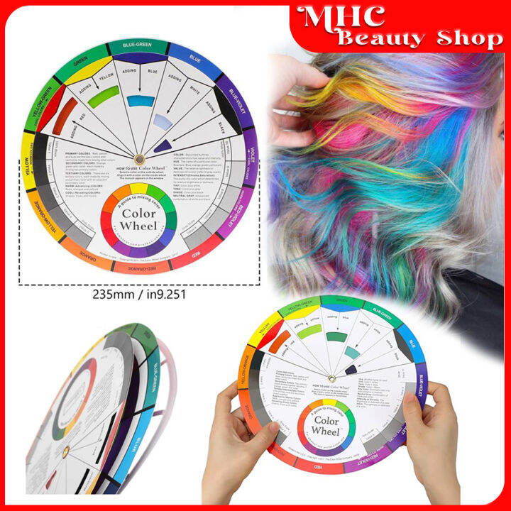 Palette Color Wheel Hair Dye Color Mixing Color Theory for Salon ...