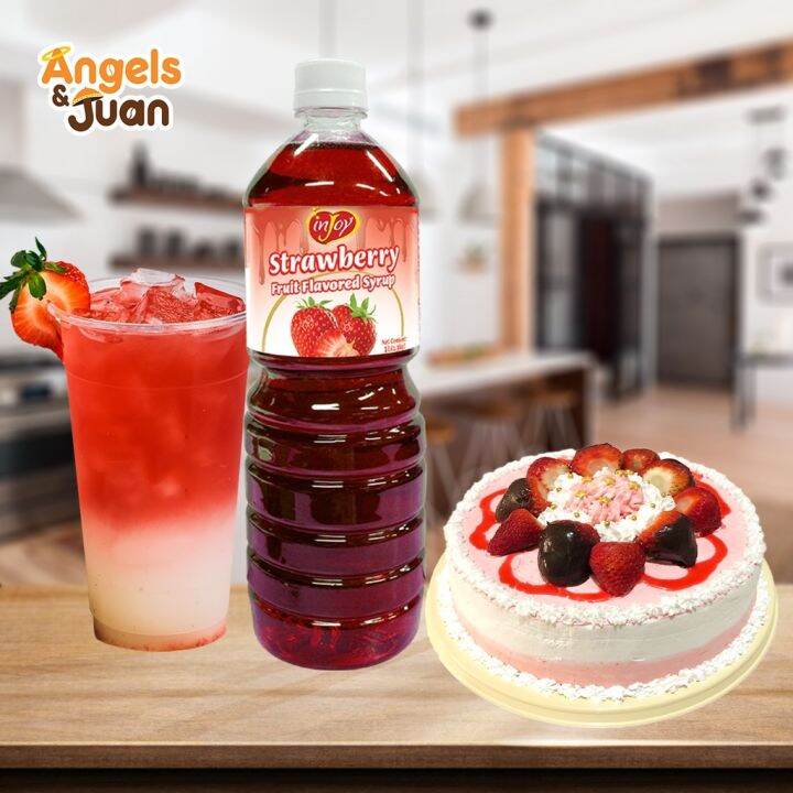Injoy Strawberry Syrup | Lazada PH