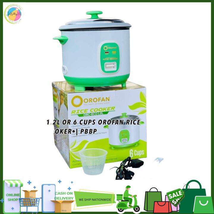 OROFAN Rice Cooker ORC-ECO 1.2L/OROFAN RICE COOKER/6 CUPS OROFAN RICE ...