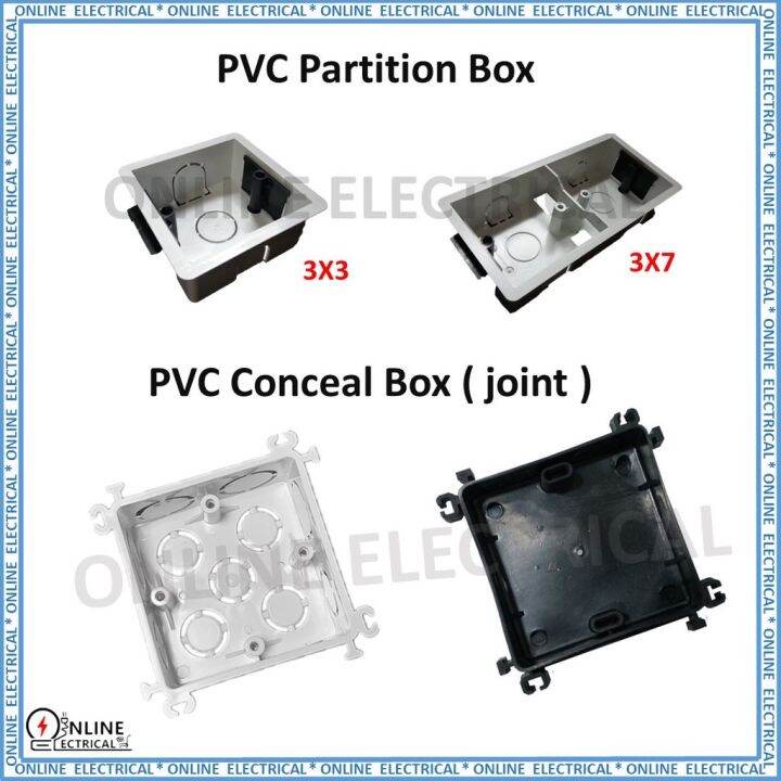 PVC PARTITION BOX / CONCEAL BOX | Lazada