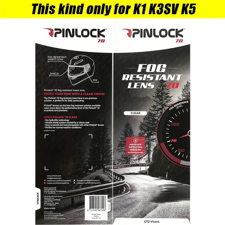 Universal Motorcycle Helmet Anti-fog Film For AGV K5 K3SV K1 Helmets ...