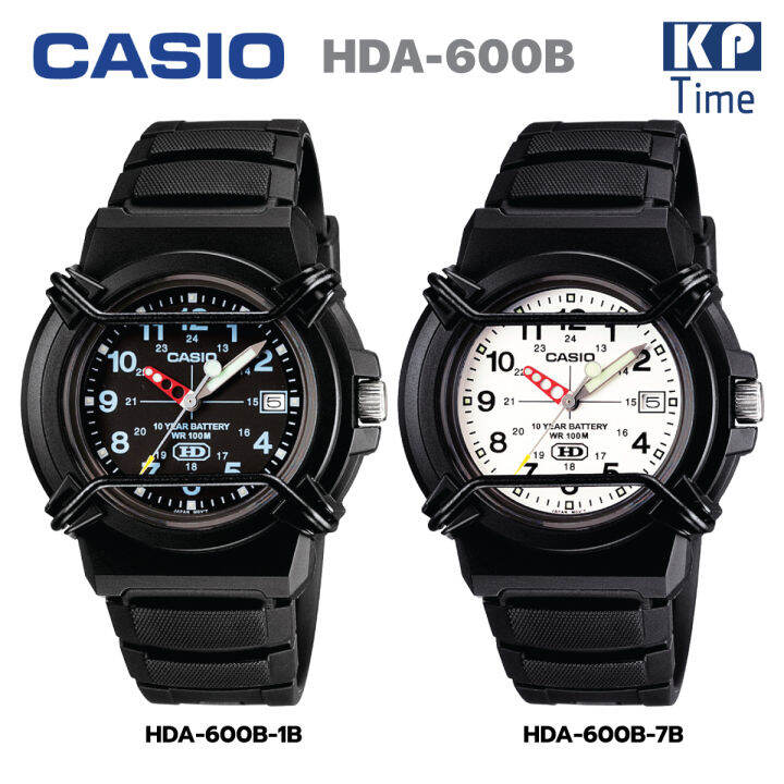 Casio แบตเตอรี่ 10 ปี กันน้ำ 100m นาฬิกาข้อมือผู้ชาย/ผู้หญิง/นักเรียน ...