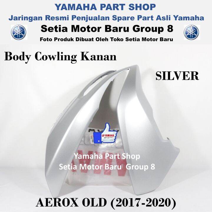 Bodi Body Cowling Silver Kanan Aerox Old Asli Yamaha Surabaya | Lazada ...
