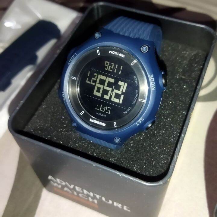 JAM TANGAN EIGER TOUSSIDE WATCH - NAVY | Lazada Indonesia