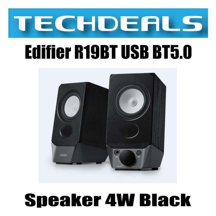 Edifier R19BT USB BT5.0 Speaker 4W Black | Lazada Singapore