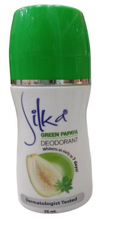 SILKA GREEN PAPAYA DEODORANT 25ML | Lazada PH