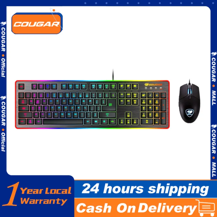 【COUGAR】DEATHFIRE EX Gaming Gear Combo HIBRID 8 COLOR BACKLIGHT / MICE ...