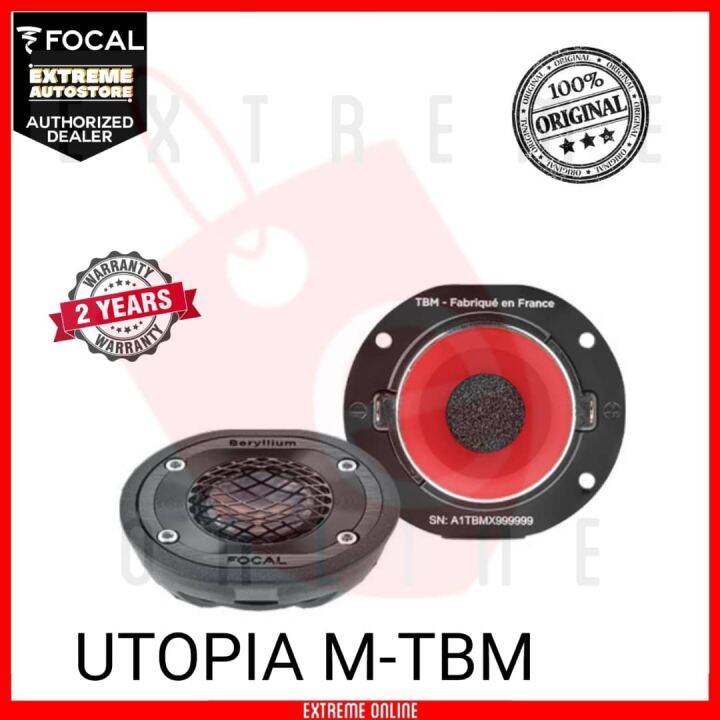 Focal TBM Utopia M Series 1" Beryllium 'M'-profile inverted dome ...