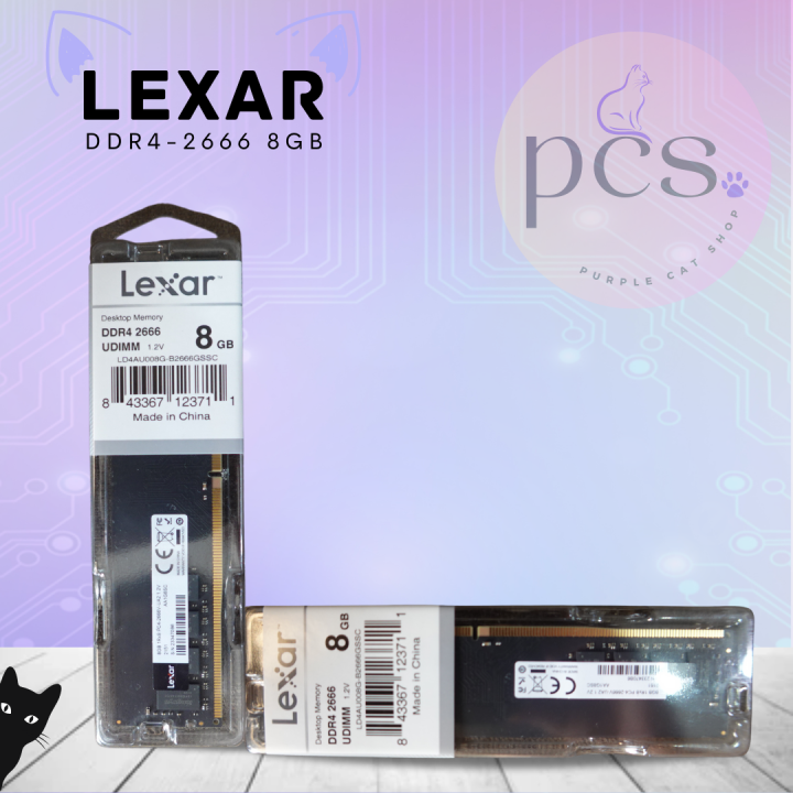 Lexar DDR4-2666 8GB for High Speed Value Desktop RAM Memory | Lazada PH