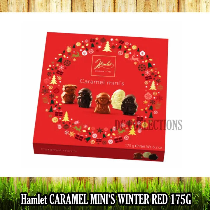HAMLET CARAMEL MINI'S WINTER RED 175G Small chocolate Christmas figures ...