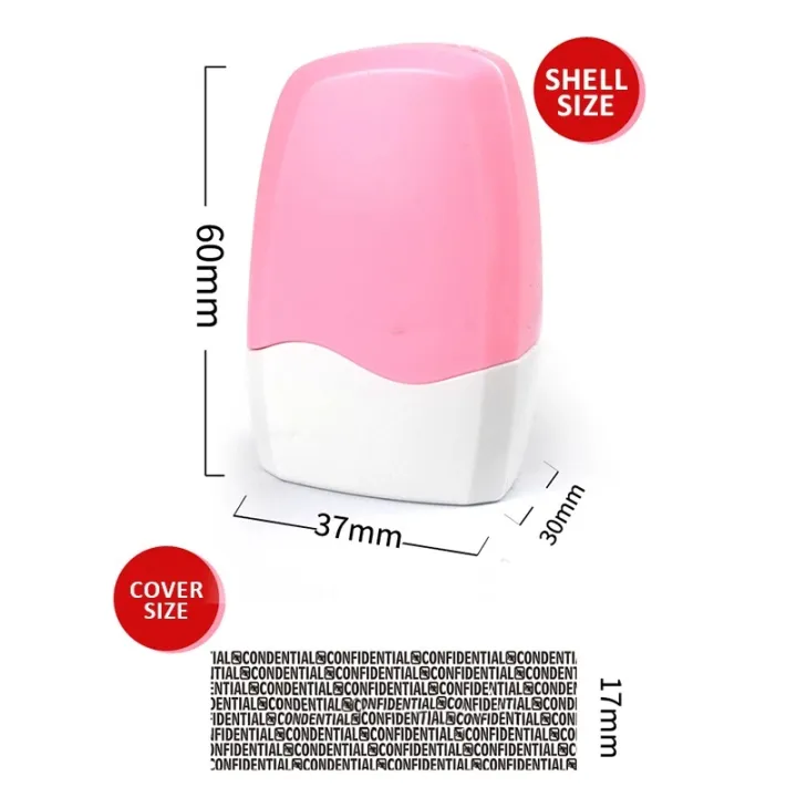 Identity Privacy Protection Security Roller Stamp Portable Information ...