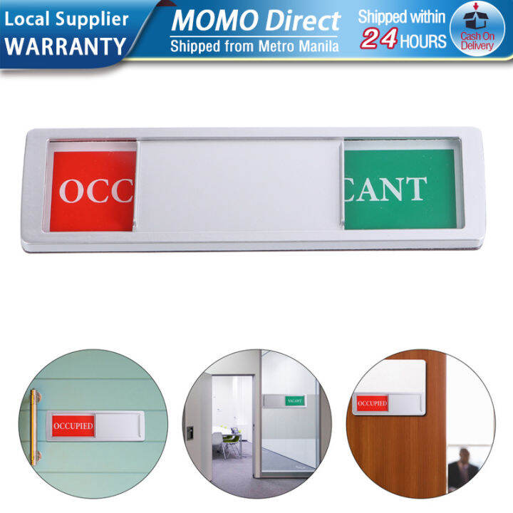 Sliding Occupied Vacant Door Sign for Office Meeting Room Occupied Door ...