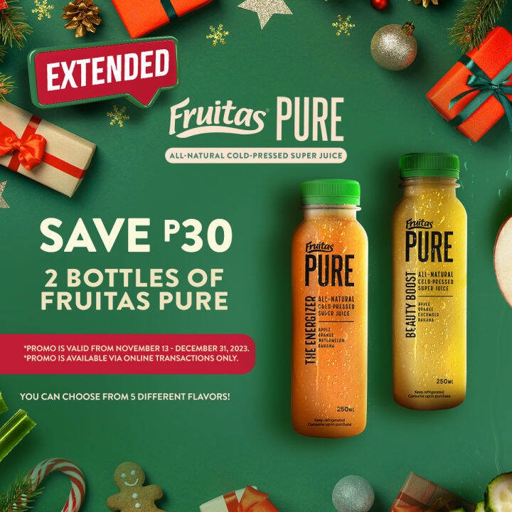 Fruitas Pure Bundle of 2 [Drink, Beverage] | Lazada PH