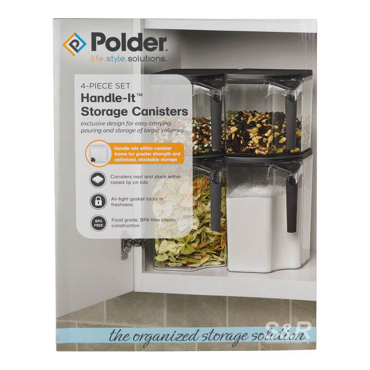 Polder Handle-It Canisters set | Lazada PH