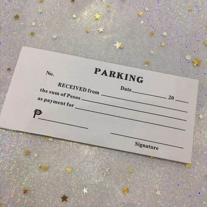 # 5 Pcs Parking resibo (use for park) # | Lazada PH