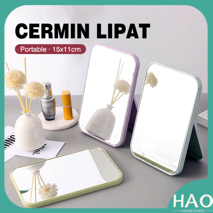 Cermin Lipat Portable 15x11cm / Cermin Kecantikan & Riasan Makeup ...