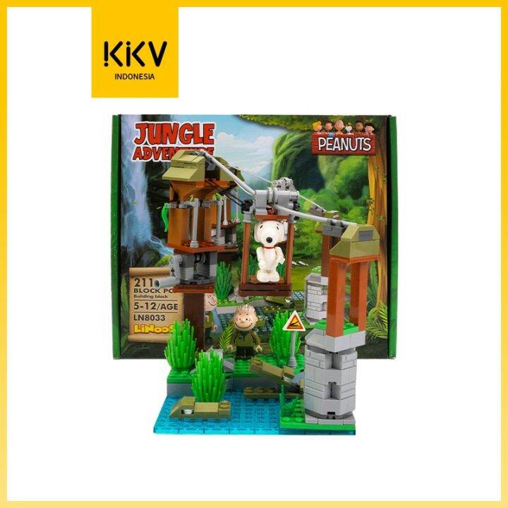 KKV-jungle crocodile pool/flying over the jungle/Snoopy/puzzle/blok ...