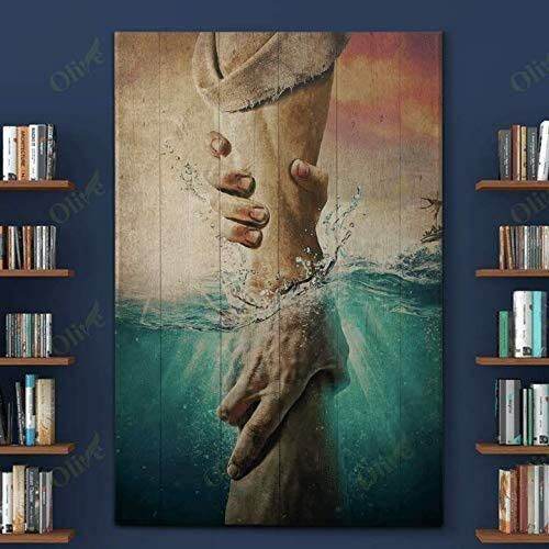 Debra Ben Jesus Hold my hand Poster Posters Unframed wall Decor jesus ...