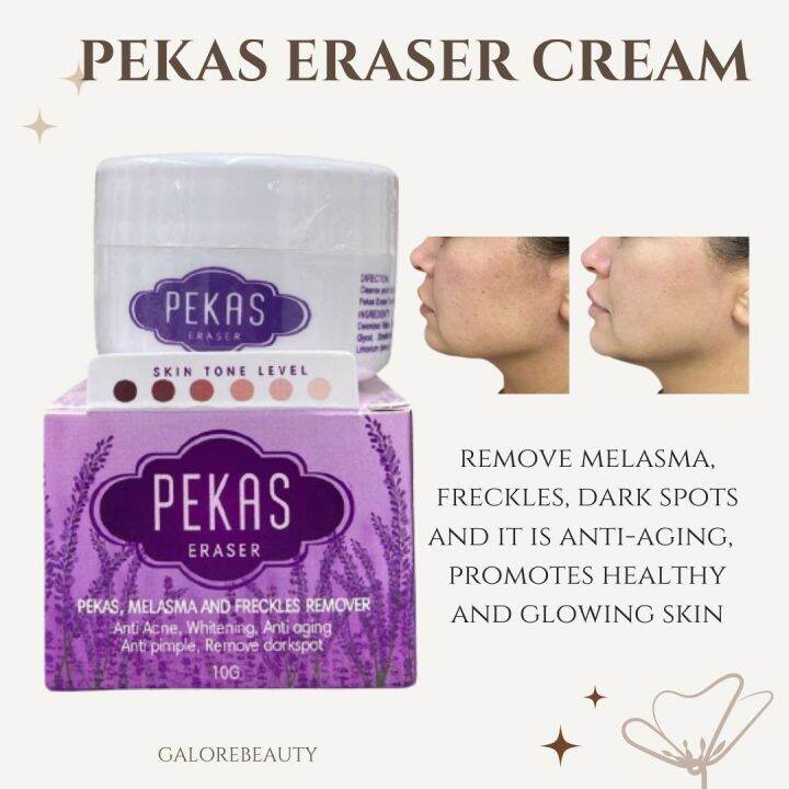 ORIGINAL PEKAS ERASER CREAM 10g ( PEKAS MELASMA & FRECKLES REMOVER ...