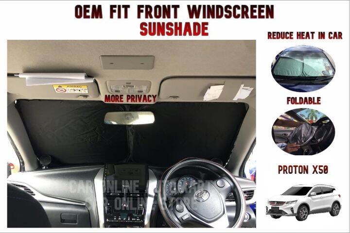 For PROTON X50 OEM Custom-Fit Car Front Windshield Sunshade Customized ...