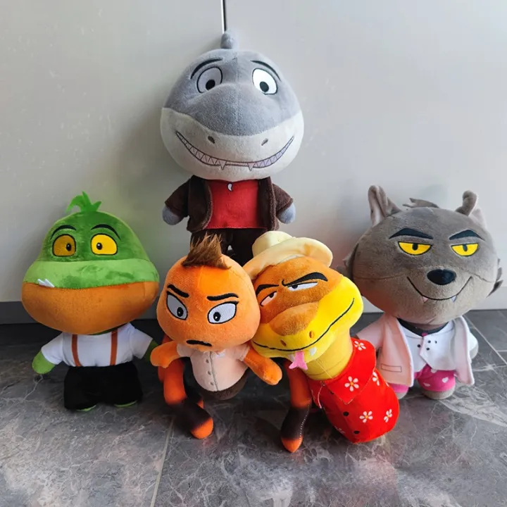 The Bad Guys Plush Toy The Bad Guys Collection Wolf Shark Spider and ...
