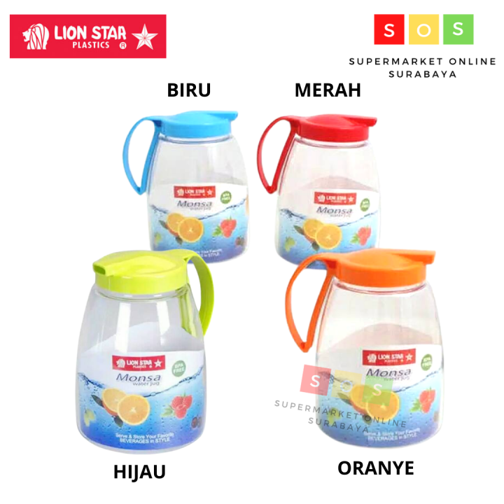 Teko Air Plastik Lion Star Water Jug Monsa 2,1 Liter | Lazada Indonesia