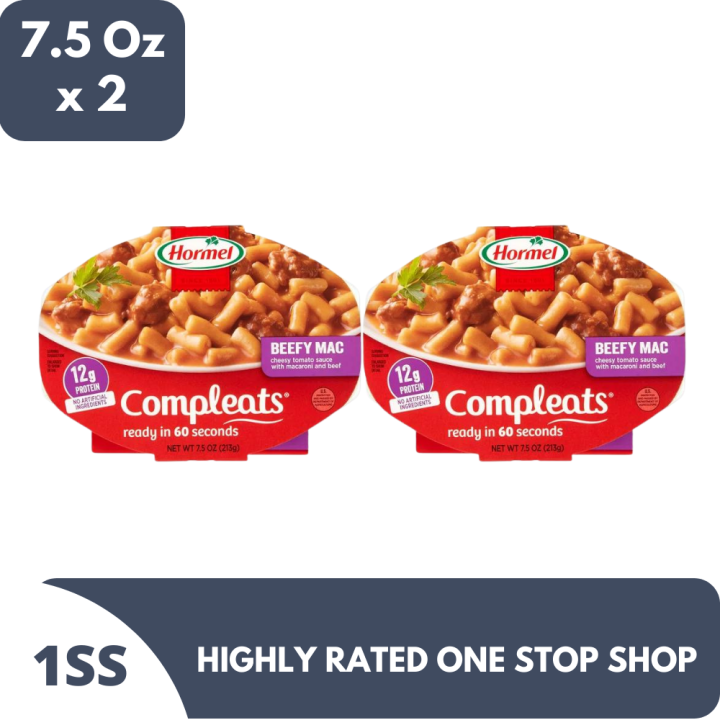 Hormel Compleats Beefy Mac & Cheese 7.5 Oz x 2 | Lazada PH