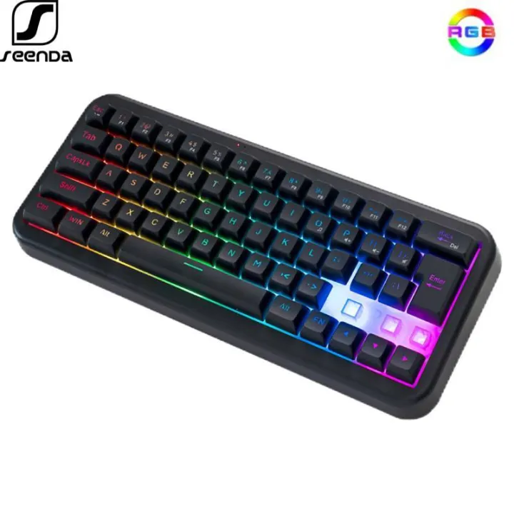 SeenDa RGB Wireless Gaming Keyboard 63-Key illuminated Keyboard( เกม ...