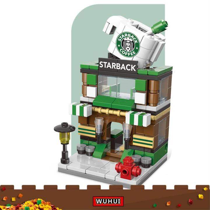 WUHUI City Street Mini Blocks Toy Toys Miniature Building Blocks ...