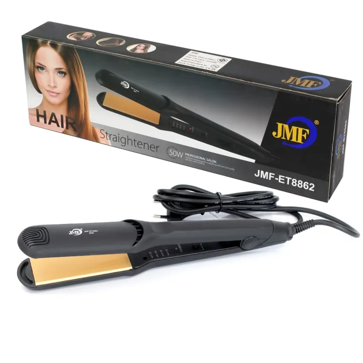 Telecorsa เครื่องหนีบผมตรง JMF-ET8862 คละสี รุ่น Hair-Straightener-ET-8862-50W-50a-Song | Lazada ...
