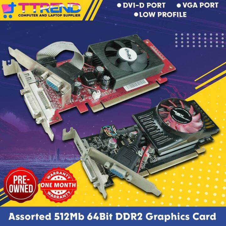 《New Original》 ۞ ♞ Assorted Low Profile Graphics / Card 512mb or 1gb ...