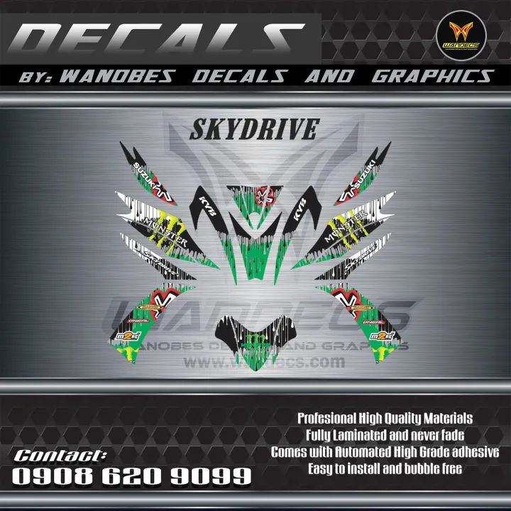 SKYDRIVE DECALS | Lazada PH