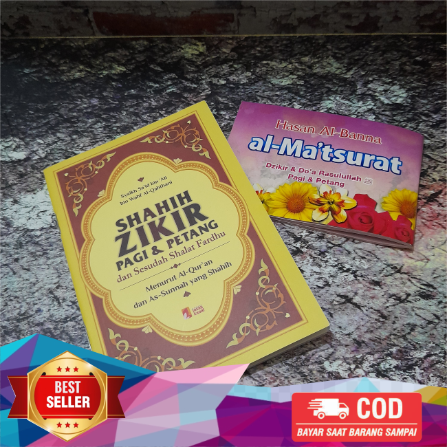 Buku paket Zikir pagi petang dan al matsurat ukuran saku / Original ...