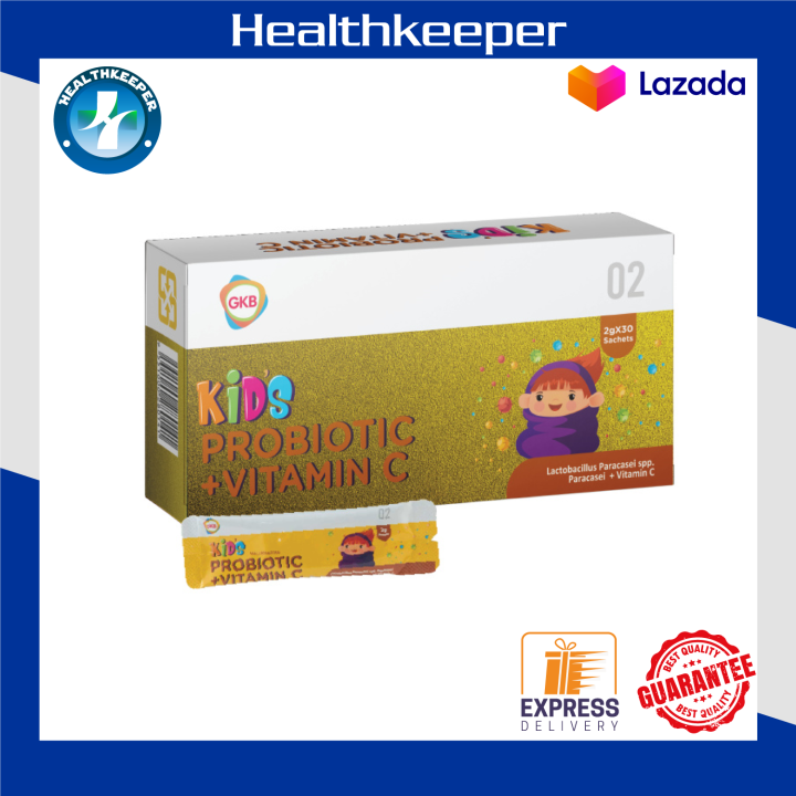 [Healthkeeper] GKB Kids Probiotic + Vitamin C 2g x 30 Sachets | Lazada