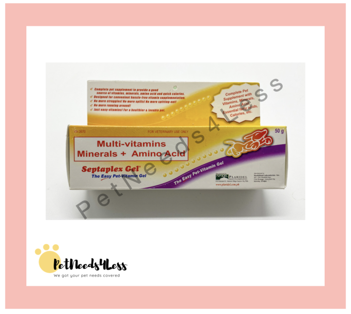 Septaplex Gel Multivitamins for Cats and Dogs | Lazada PH