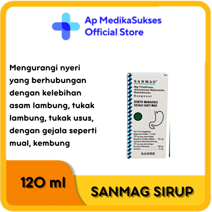 Sanmag Sirup 120 ml | Lazada Indonesia