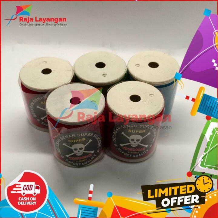 Raja Layangan - Benang Gelasan cap Tengkorak murah tajam cocok untuk ...