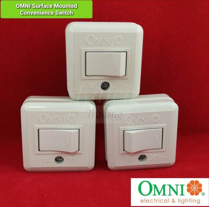 OMNI Surface Mounted Convenience Switch WSS-003 | Lazada PH