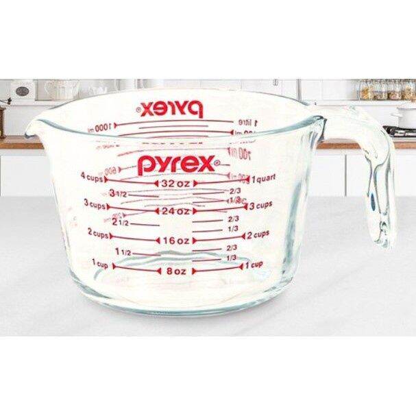 Pyrex Glass Scale Measuring Cup 1L | Lazada PH
