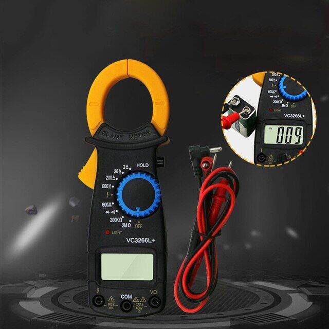 Aaa Powered Dt3266l Digital Clamp Meter Multimeter Dc And Ac Voltage ...