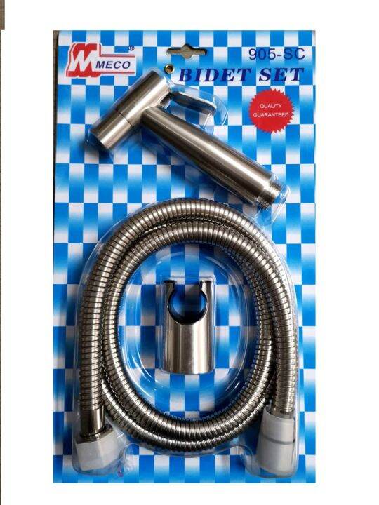 MECO Stainless Bidet Spray SUS304 with hose & holder | Lazada PH