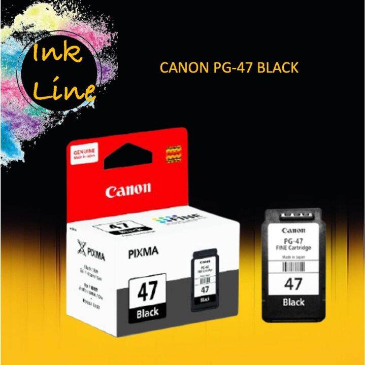 Canon 47 PG-47 Black Original Ink Cartridge | Lazada PH