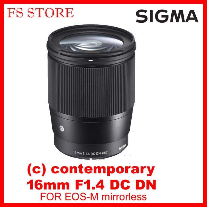 SIGMA ORIGINAL MALAYSIA 16MM F1.4 DC DN CANON EFM EF-M | Lazada