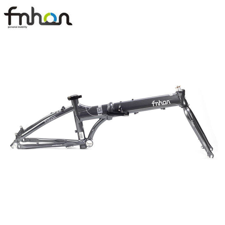 Fnhon Blast Aluminum Folding Bike Frame Fork 20" 406 451 Disc Brake Frameset 22inch Foldable ...