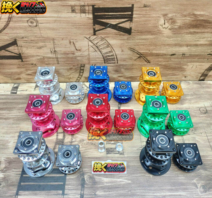 LIGHTEN HUB CNC MUTARRU (BLACK) FOR RAIDER 150 / WAVE 125 / XRM 125 ...