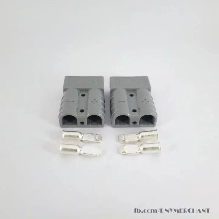 50A Battery Connector AKA Anderson Connector In Pair Gray ( wires not ...