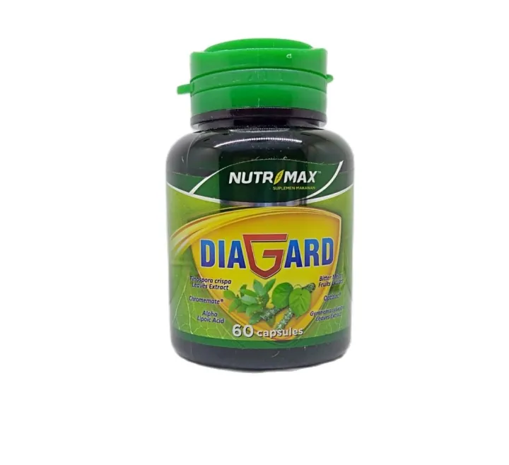 NUTRIMAX DIAGARD SUPLEMEN UNTUK PENDERITA DIABETES ISI 60 KAPSUL ...