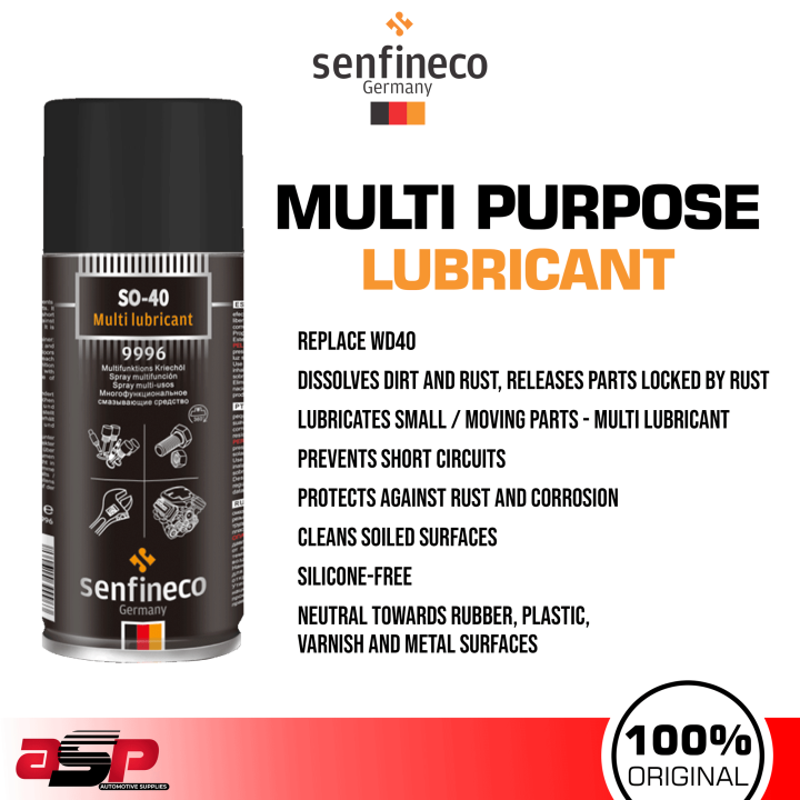 Senfineco SO40 MultiLubricant - Multipurpose Lubricant 450ml / 200ml ...